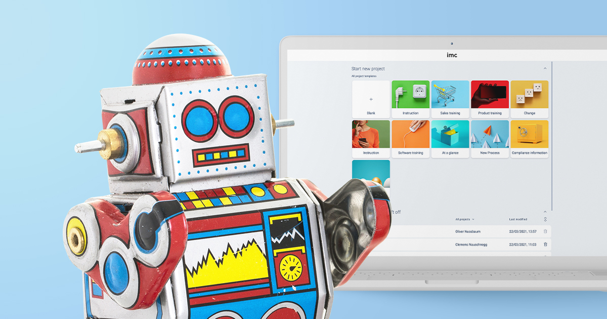 Content erstellen so schnell wie nie zuvor mit imc Express
